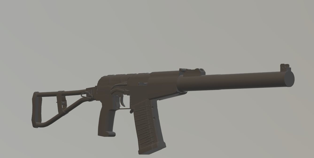 Val -- weapon 3D model | CGTrader