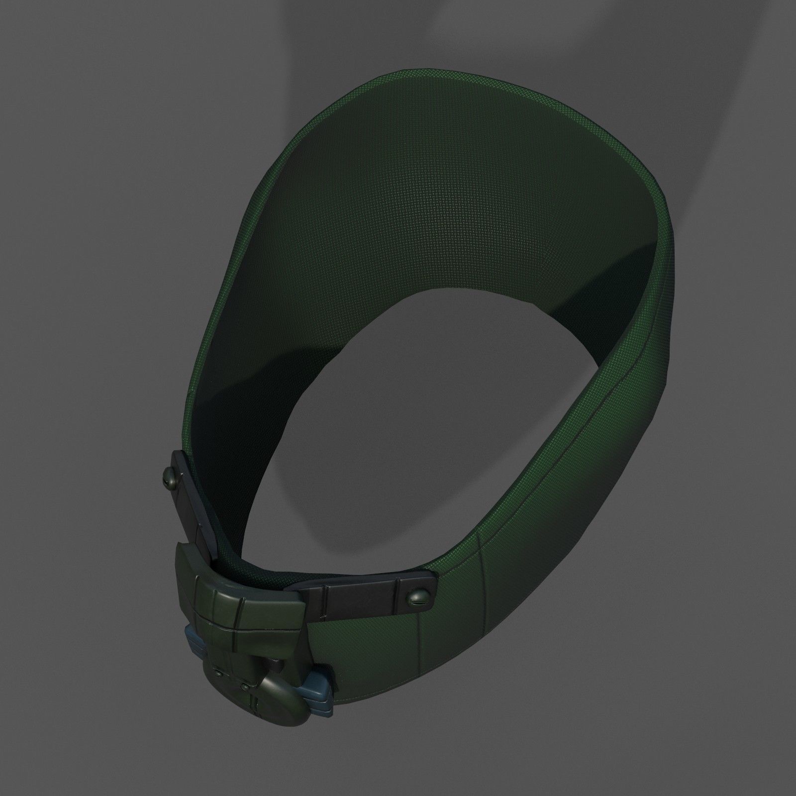 3D model Gas mask fabric futuristic protection isolated VR / AR / low ...