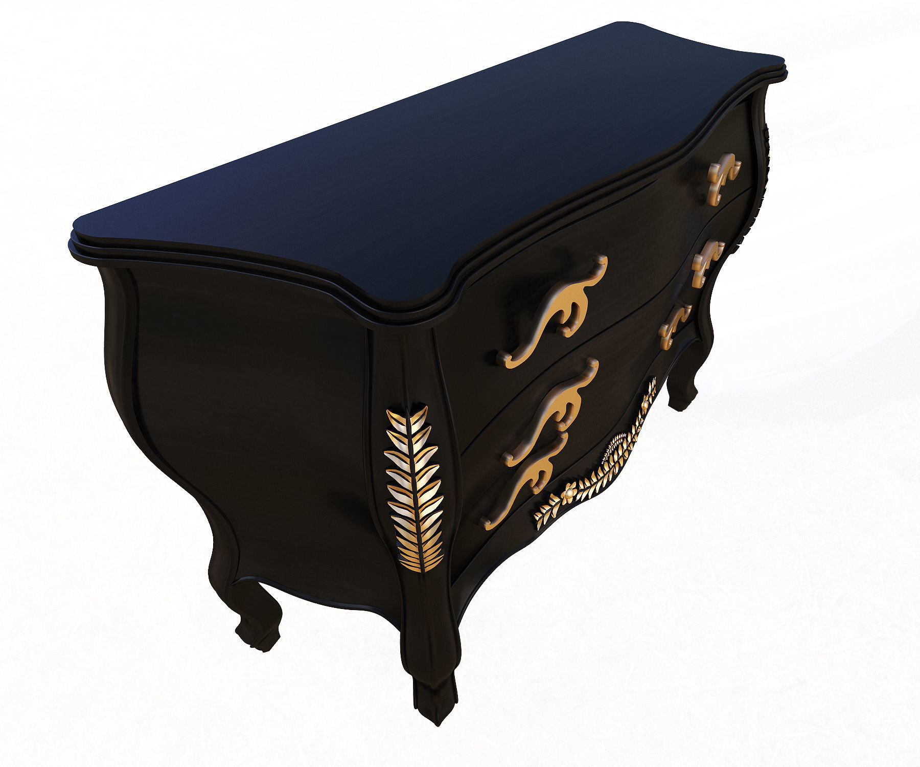 3D model Classic Comode Furniture Design Afaq VR / AR / low-poly | CGTrader