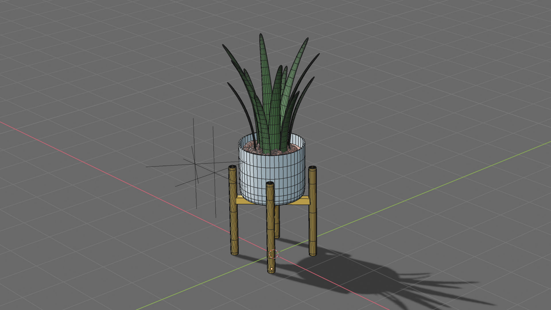 Pot plant free 3D model | CGTrader