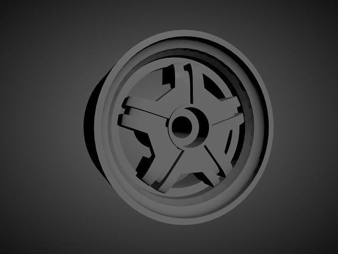 Volvo Classic OEM rims with brakes and tires for Hot Wheels 3D model 3D ...