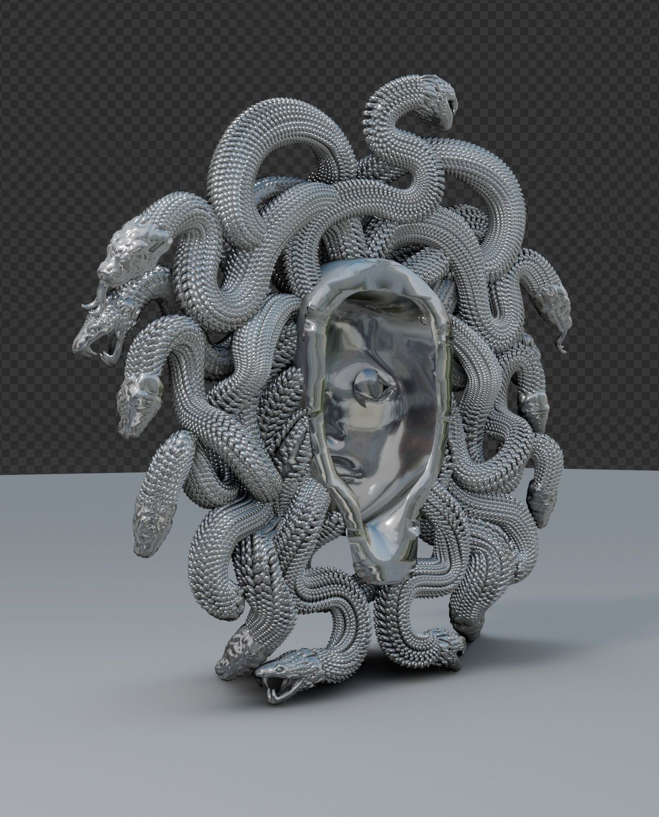 MEDUSA 3D model 3D printable | CGTrader