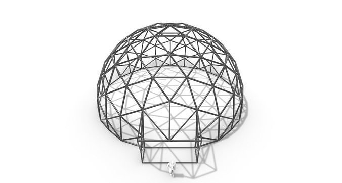Geodesic Spheres Wireframe