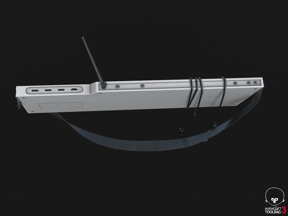 3D model Cyberdeck VR / AR / low-poly | CGTrader