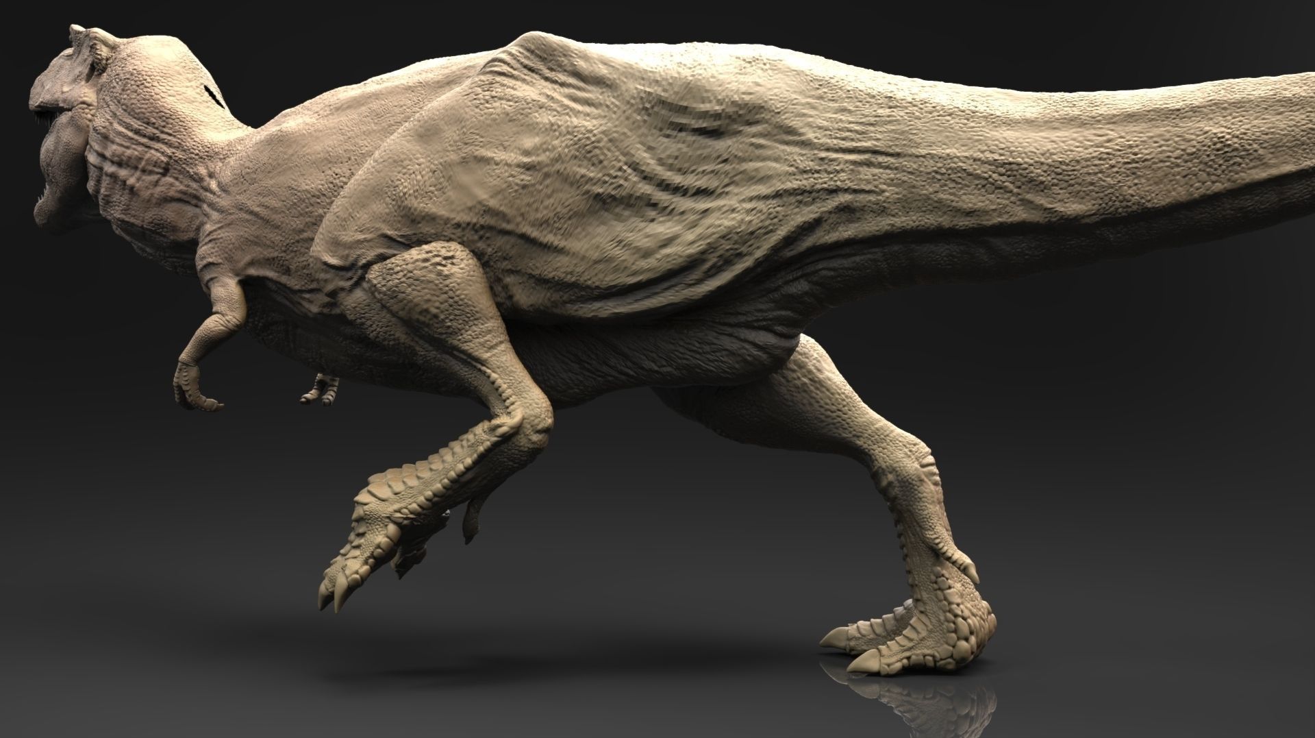 Realistic T-REX High Poly 3D Model OBJ STL ZTL | CGTrader.com