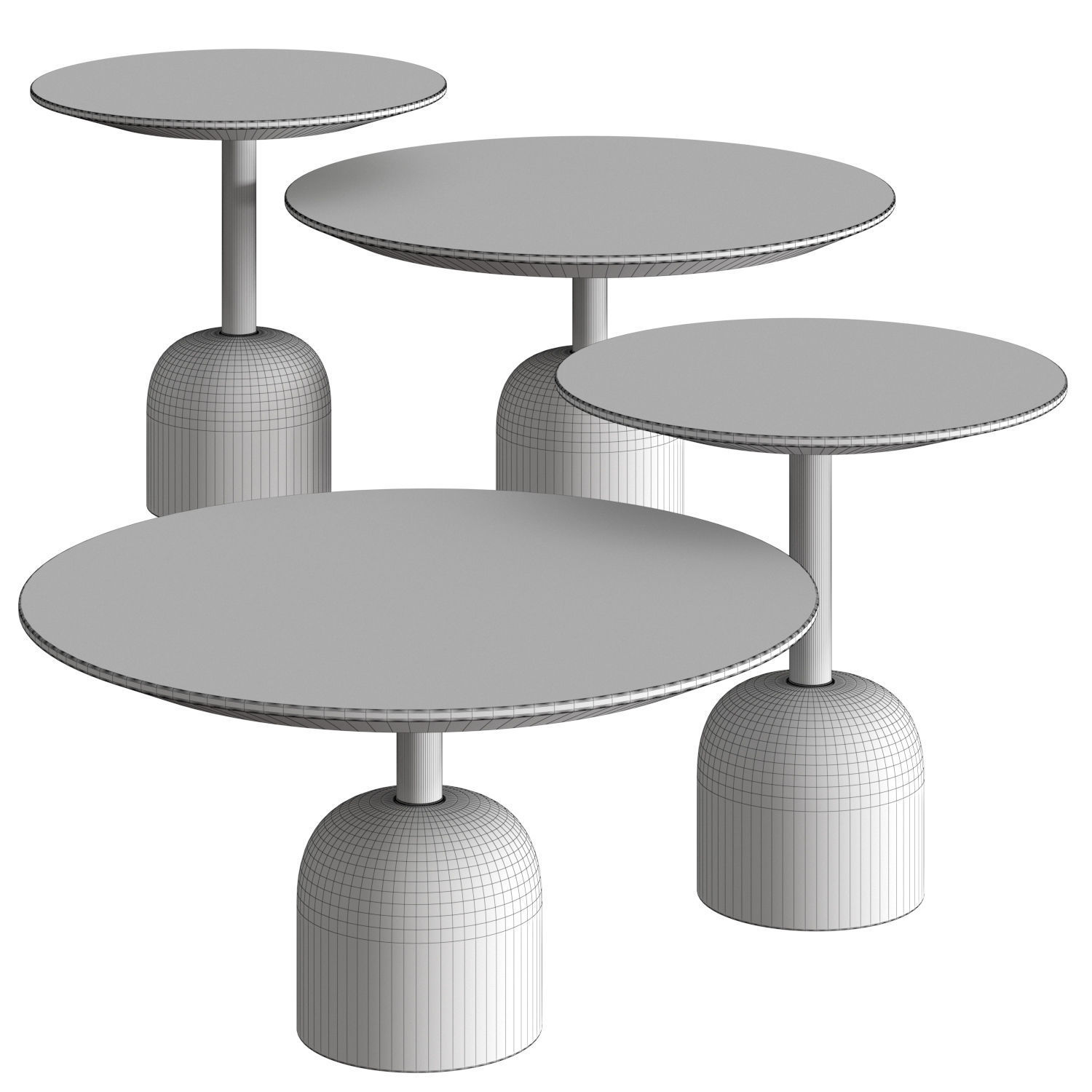 Illo Coffee Tables by Miniforms 3D model | CGTrader