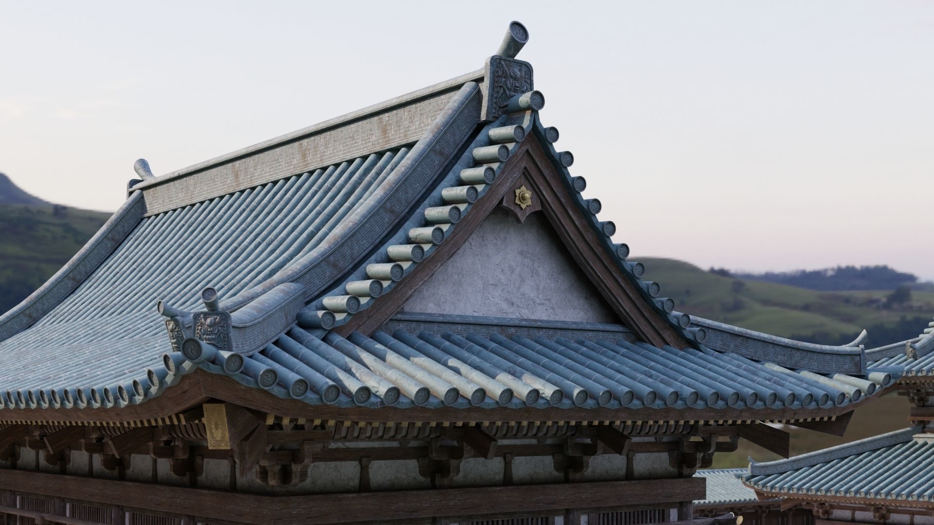 3D model Japanese Modular Temple 2 VR / AR / low-poly | CGTrader