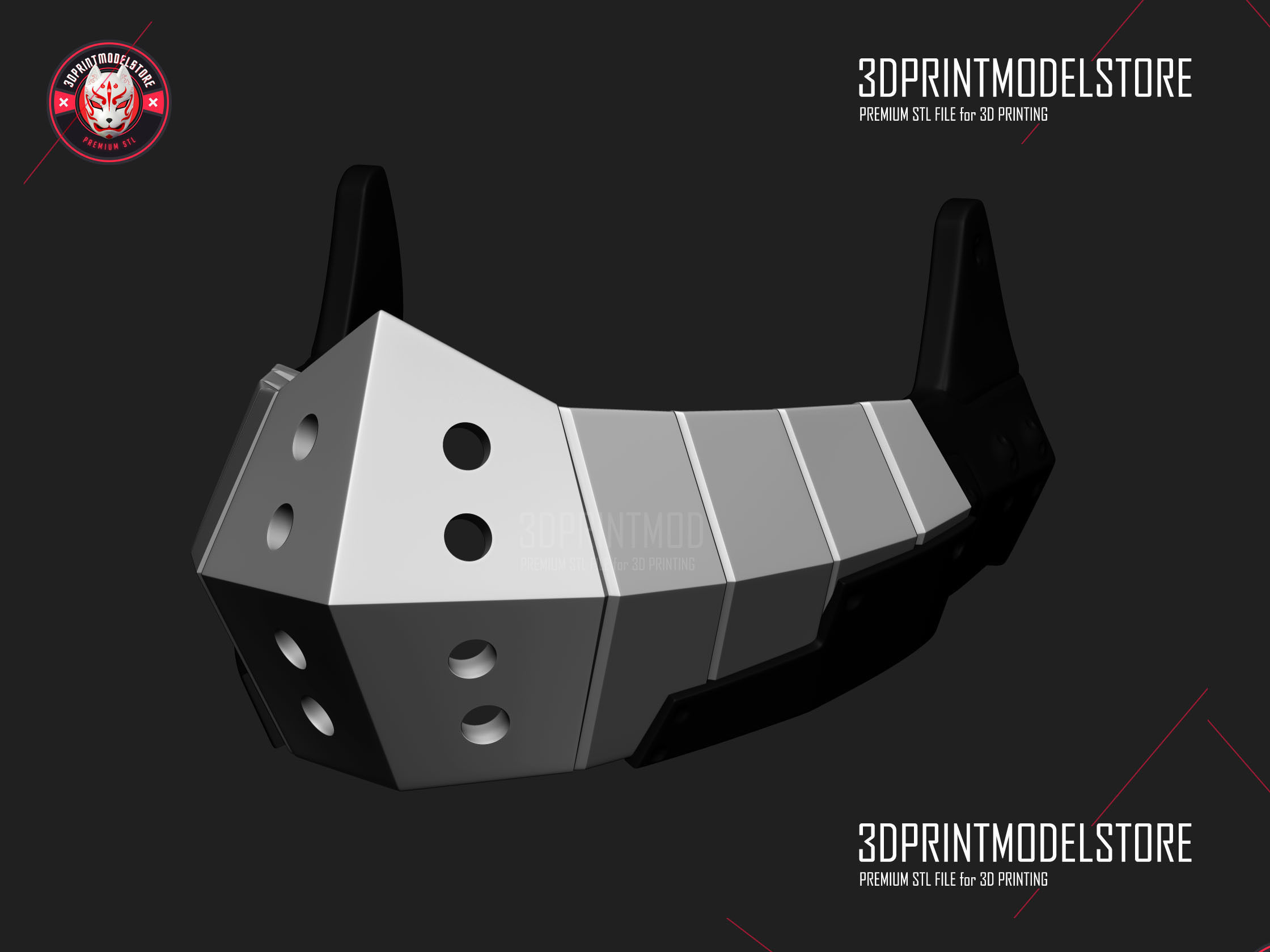 Deku Cosplay Mask - My Hero Academia 3D model 3D printable | CGTrader