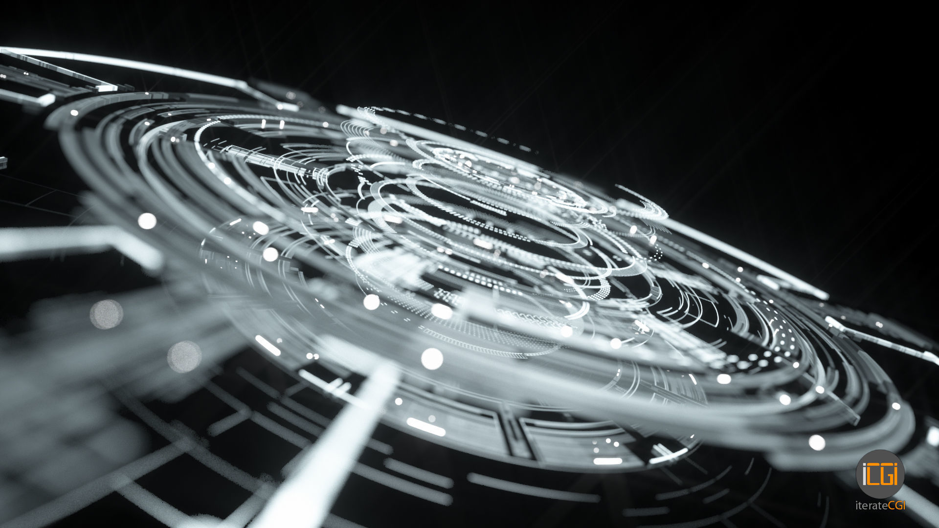 3D model Animated Sci-Fi UI elements set1 extended edition VR / AR / low-poly animated | CGTrader