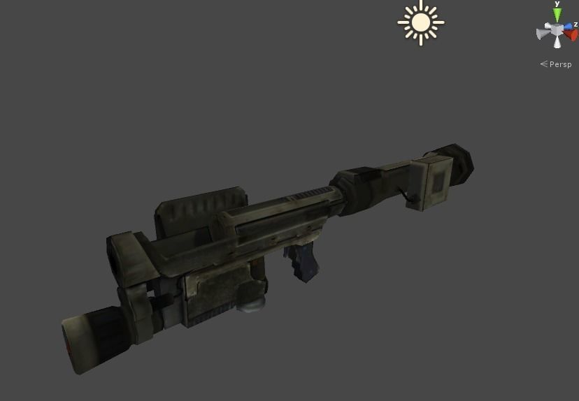 3D model M9A1 Rocket Launcher - Bazooka low-poly 3D Model VR / AR / low ...