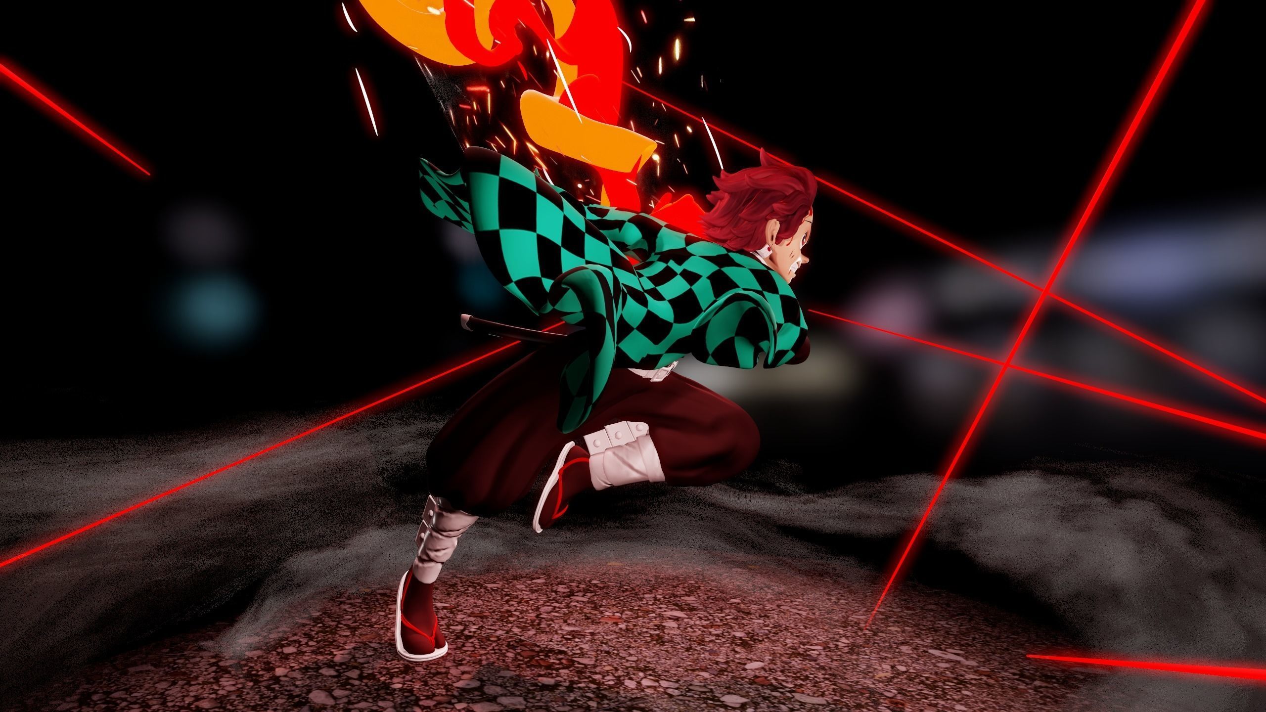 Tanjiro Kamado - Demon Slayer 3D model 3D printable | CGTrader