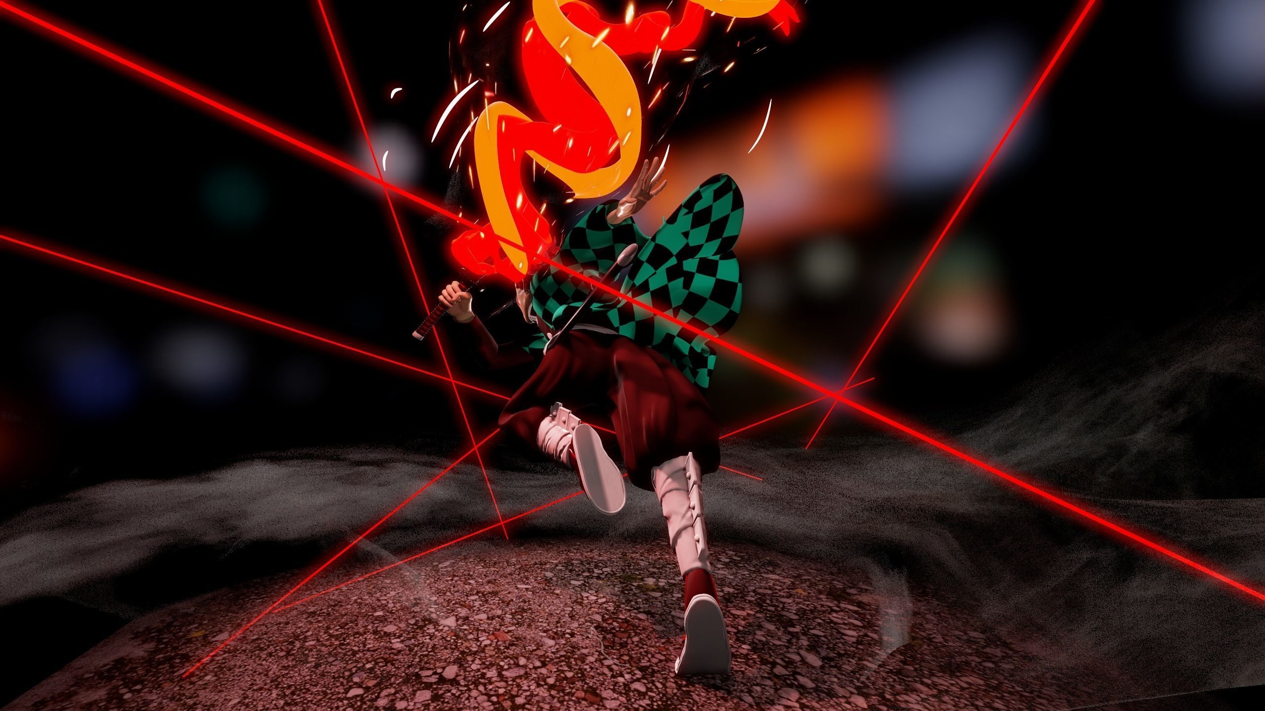 Tanjiro Kamado - Demon Slayer 3D model 3D printable | CGTrader