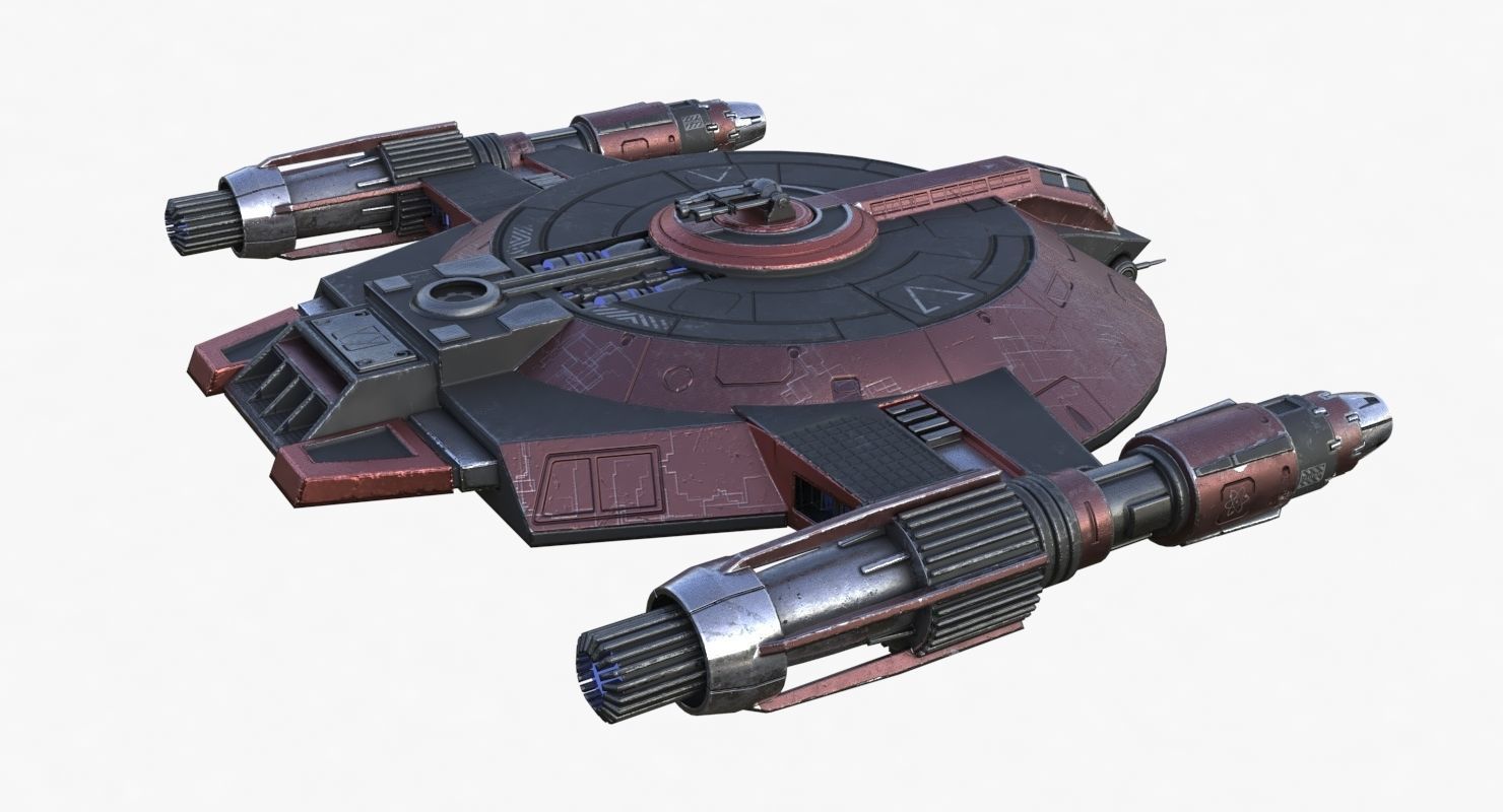 3D model Lancer Class Spaceship Vray VR / AR / low-poly | CGTrader