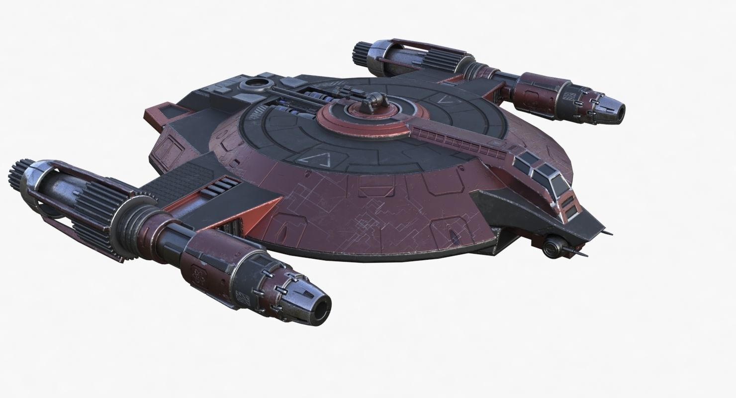 3D model Lancer Class Spaceship Vray VR / AR / low-poly | CGTrader