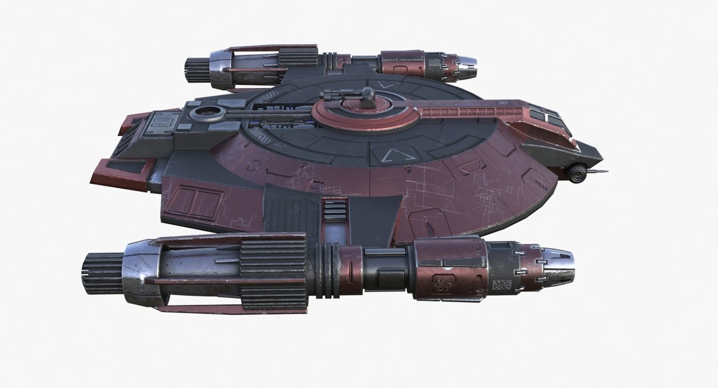 3D model Lancer Class Spaceship Vray VR / AR / low-poly | CGTrader