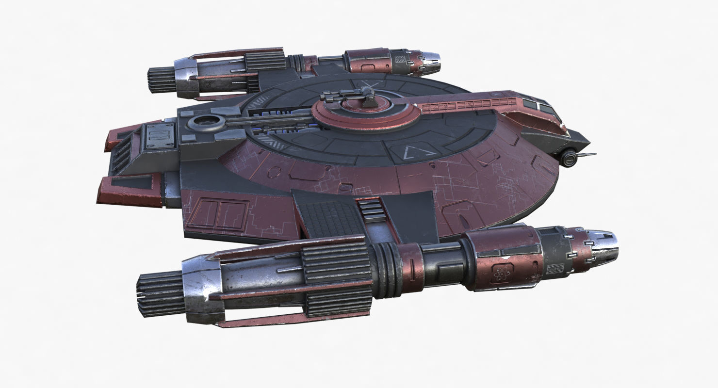 3D model Lancer Class Spaceship Vray VR / AR / low-poly | CGTrader