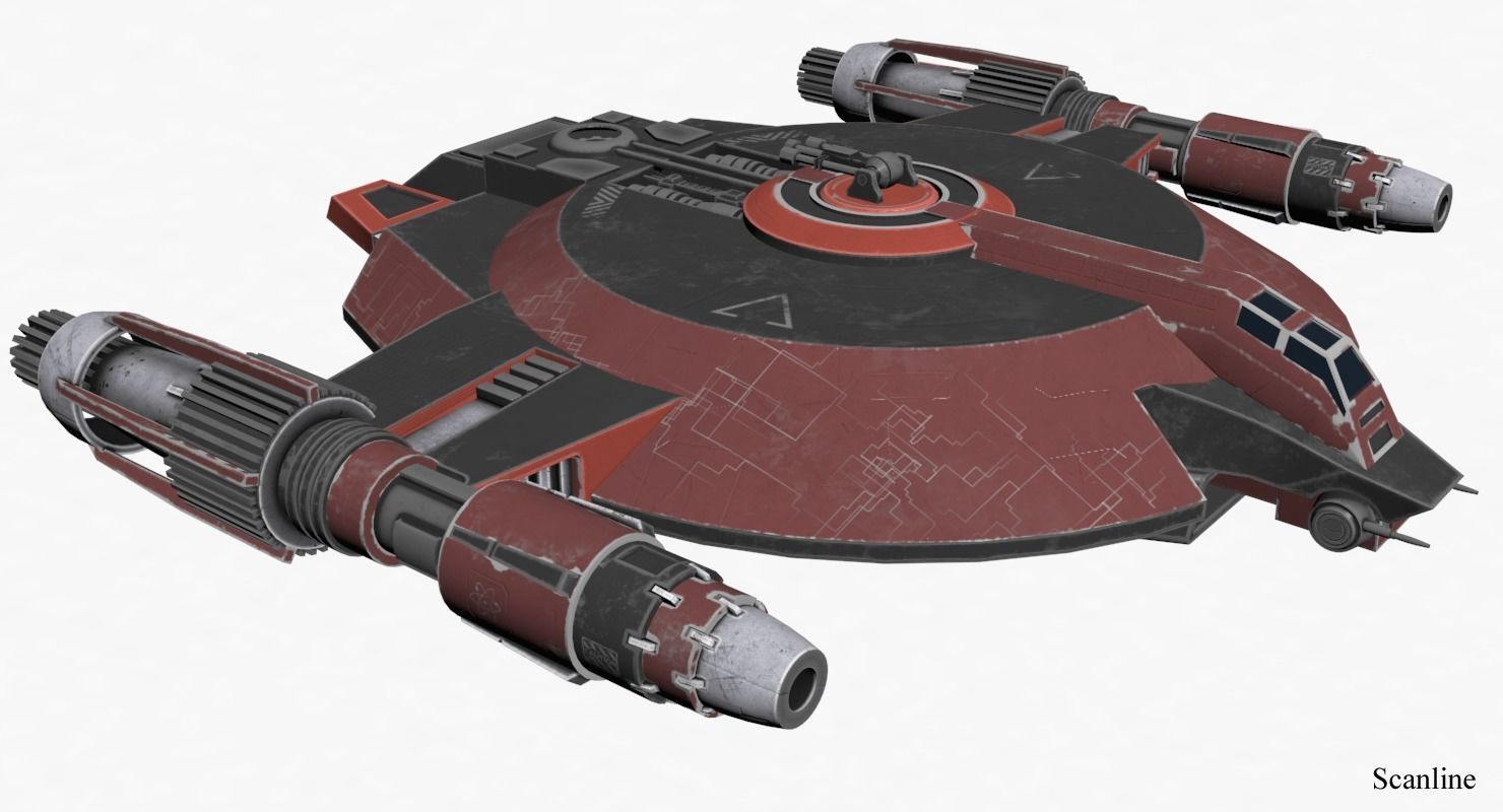 3D model Lancer Class Spaceship Vray VR / AR / low-poly | CGTrader