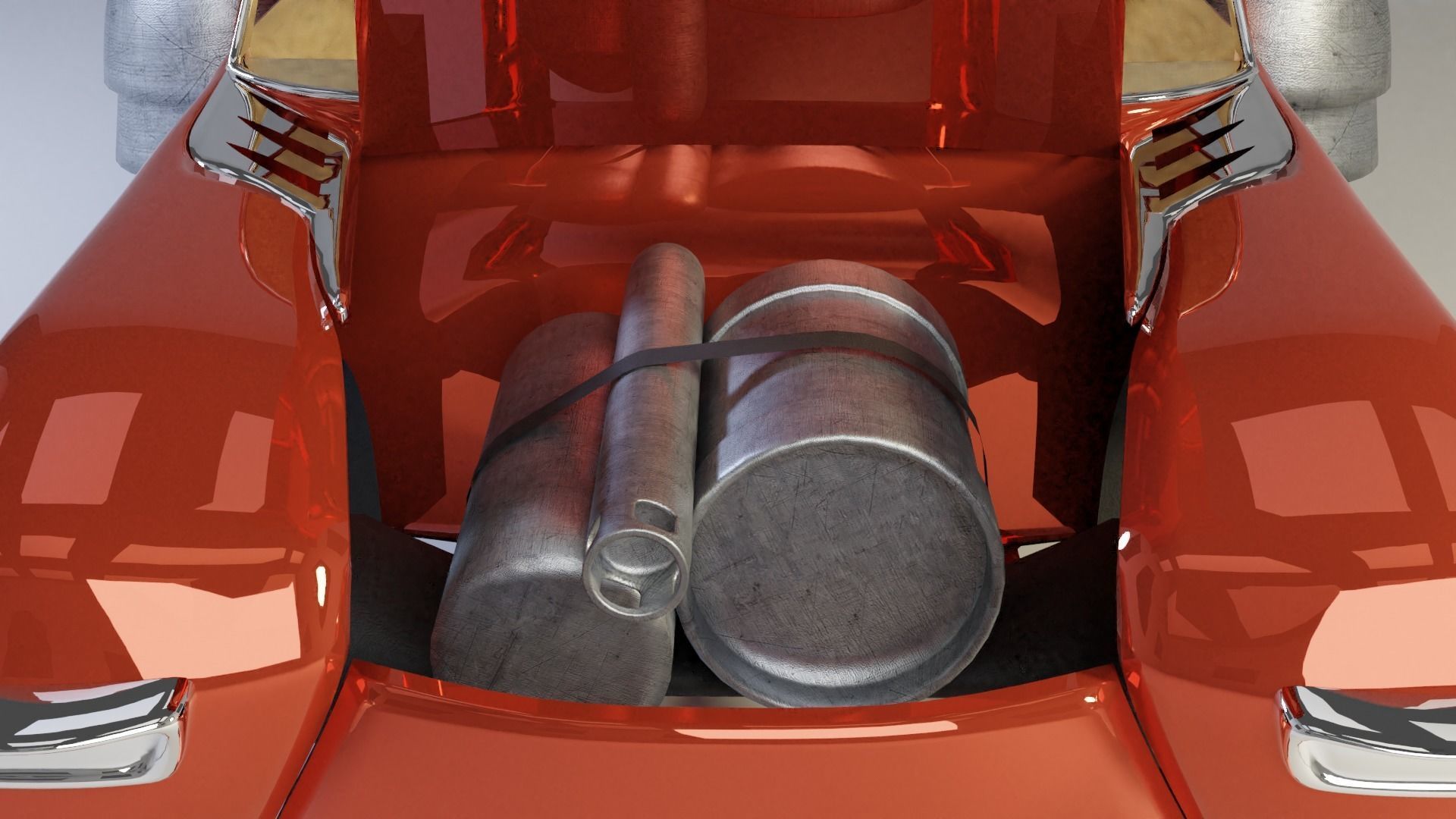 3D model Rocket-powered car VR / AR / low-poly | CGTrader