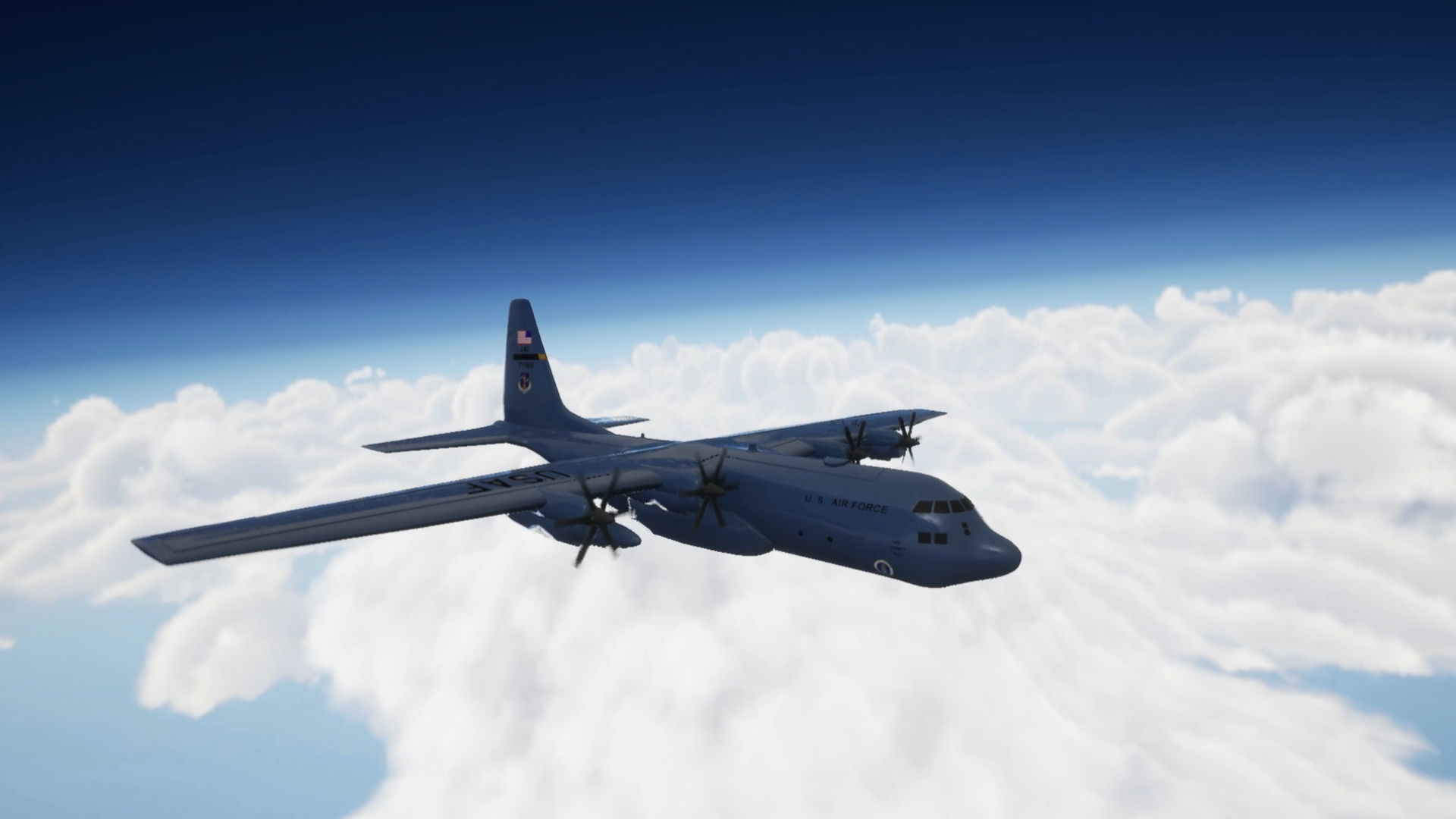 3D model C-130 Rigged Animated Game Ready VR / AR / low-poly | CGTrader