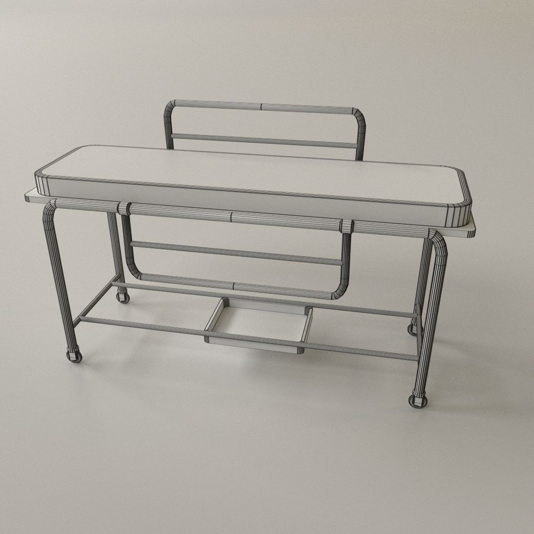 Medical Gurney 3D model | CGTrader