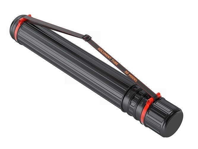 Document Tube 3D model | CGTrader