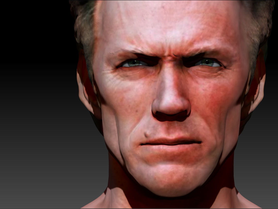 Clint Eastwood 3d model 3D model | CGTrader
