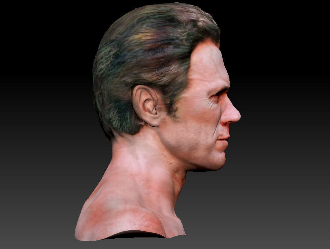 Clint Eastwood 3d model 3D model | CGTrader