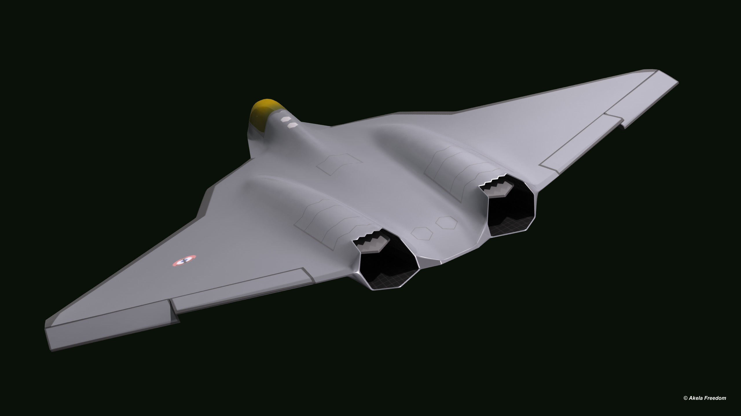 Next Generation Fighter NGF 3D model animated | CGTrader
