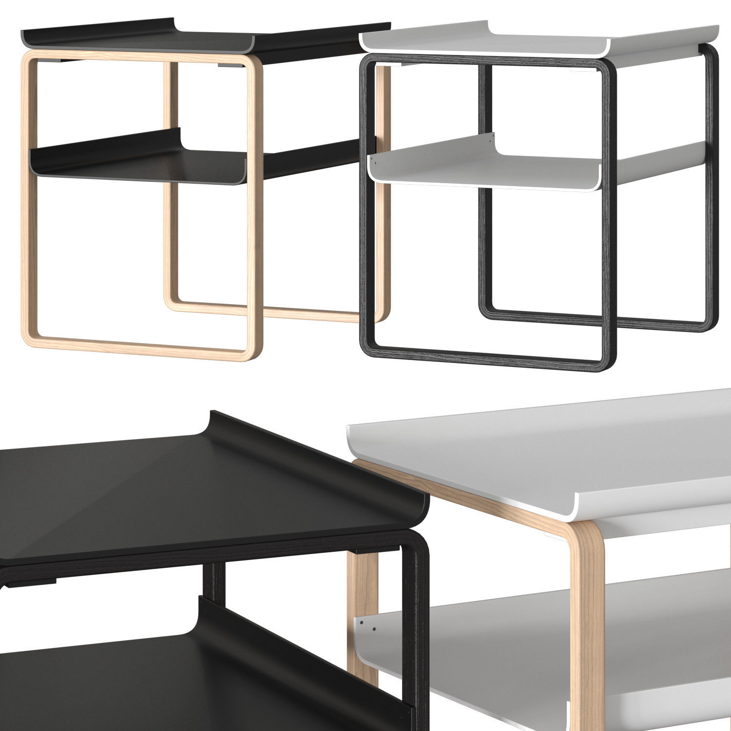 Artek 915 Side Coffee Table 3D model | CGTrader