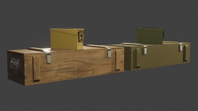 ammo box free 3D model | CGTrader
