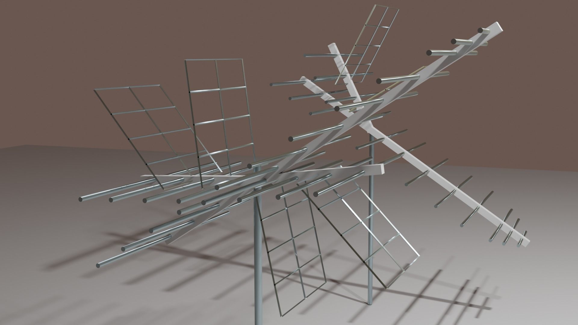 TV Antenna free VR / AR / low-poly 3D model | CGTrader