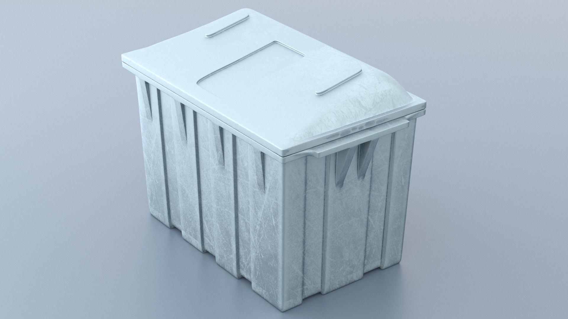 Metal Big Garbage Container 3D model | CGTrader