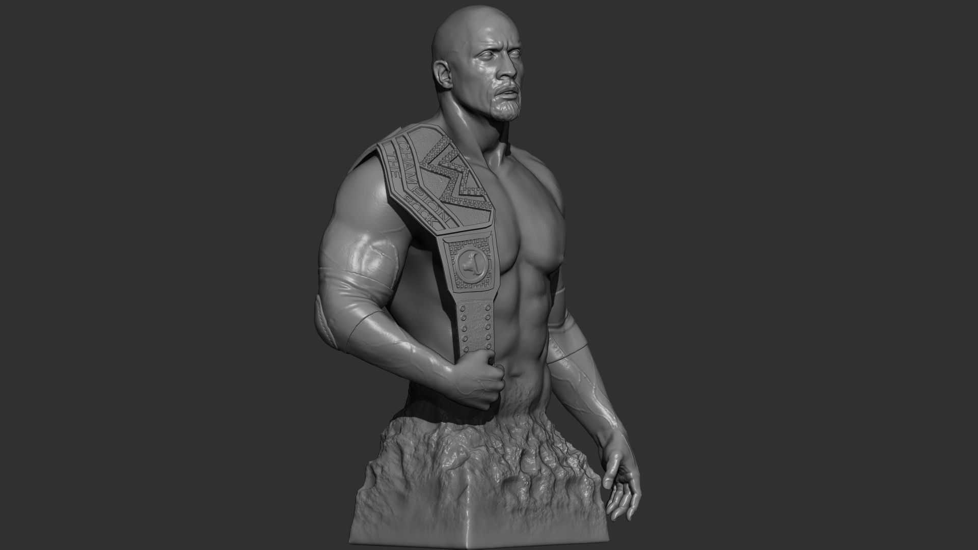 Bust The Rock - Dwayne Johnson 3D Print 3D model 3D printable | CGTrader
