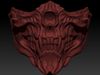 DEMON MASK 3D model 3D printable | CGTrader