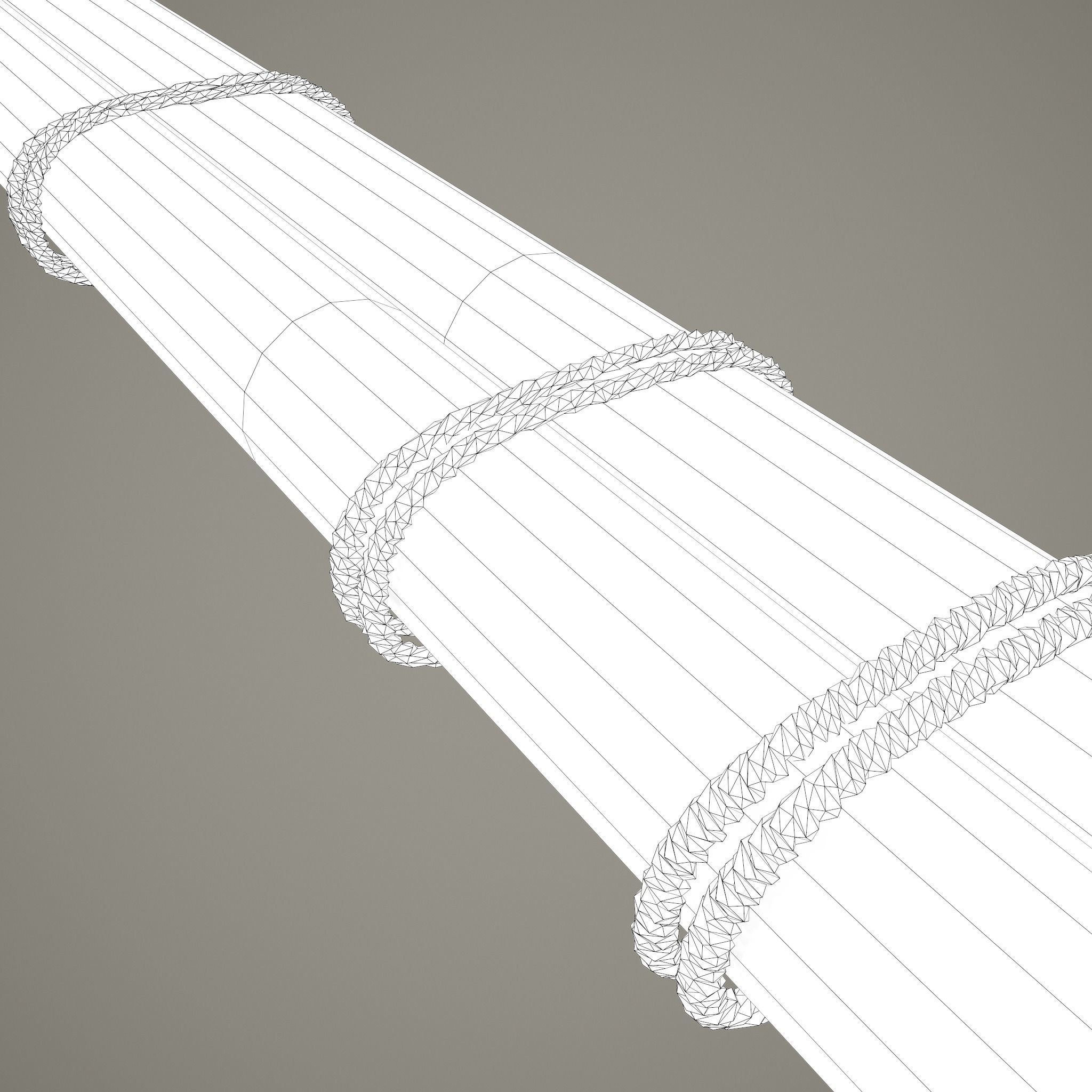 Tied Logs with Rope 3D model | CGTrader