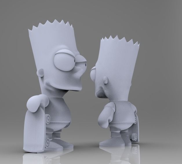 BART SIMPSON CHIBI 3D model 3D printable | CGTrader