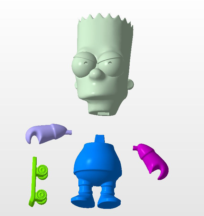 BART SIMPSON CHIBI 3D model 3D printable | CGTrader