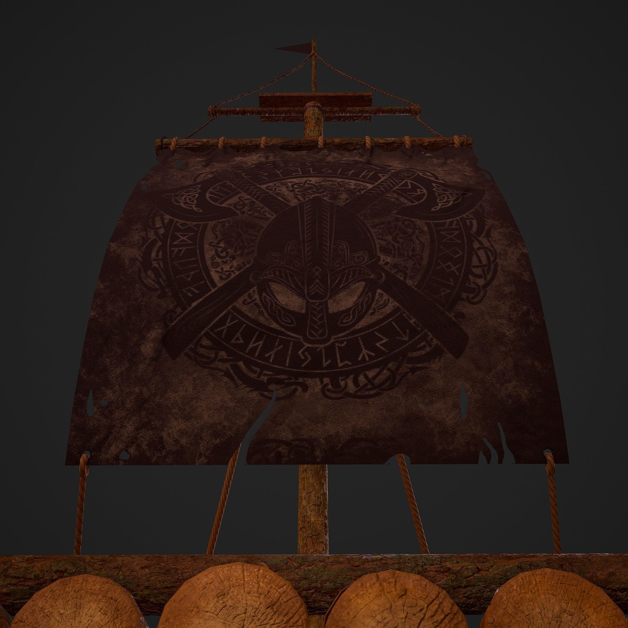 Medieval Raft 3D model | CGTrader