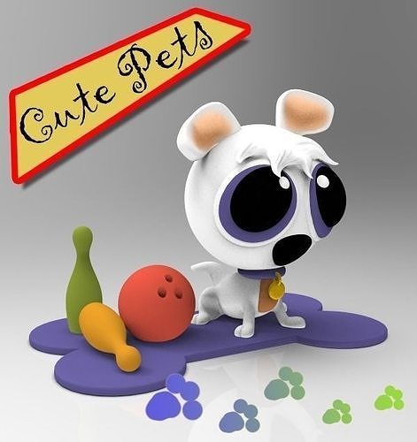 Cute Pets Coleccionables IAN 3D model 3D printable | CGTrader