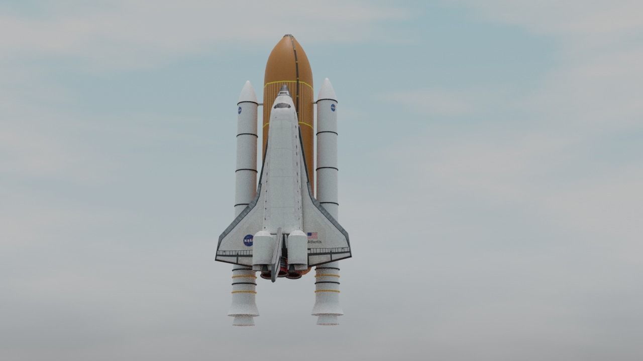 space shuttle 3D model | CGTrader