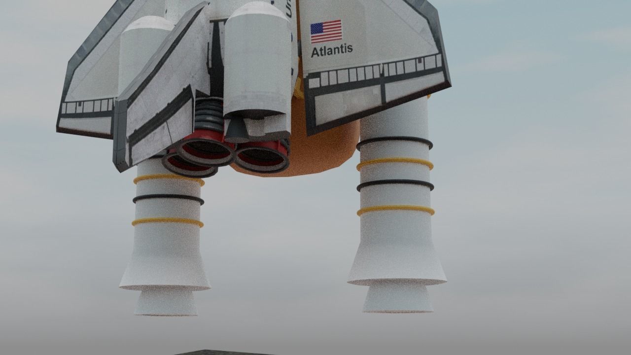 space shuttle 3D model | CGTrader