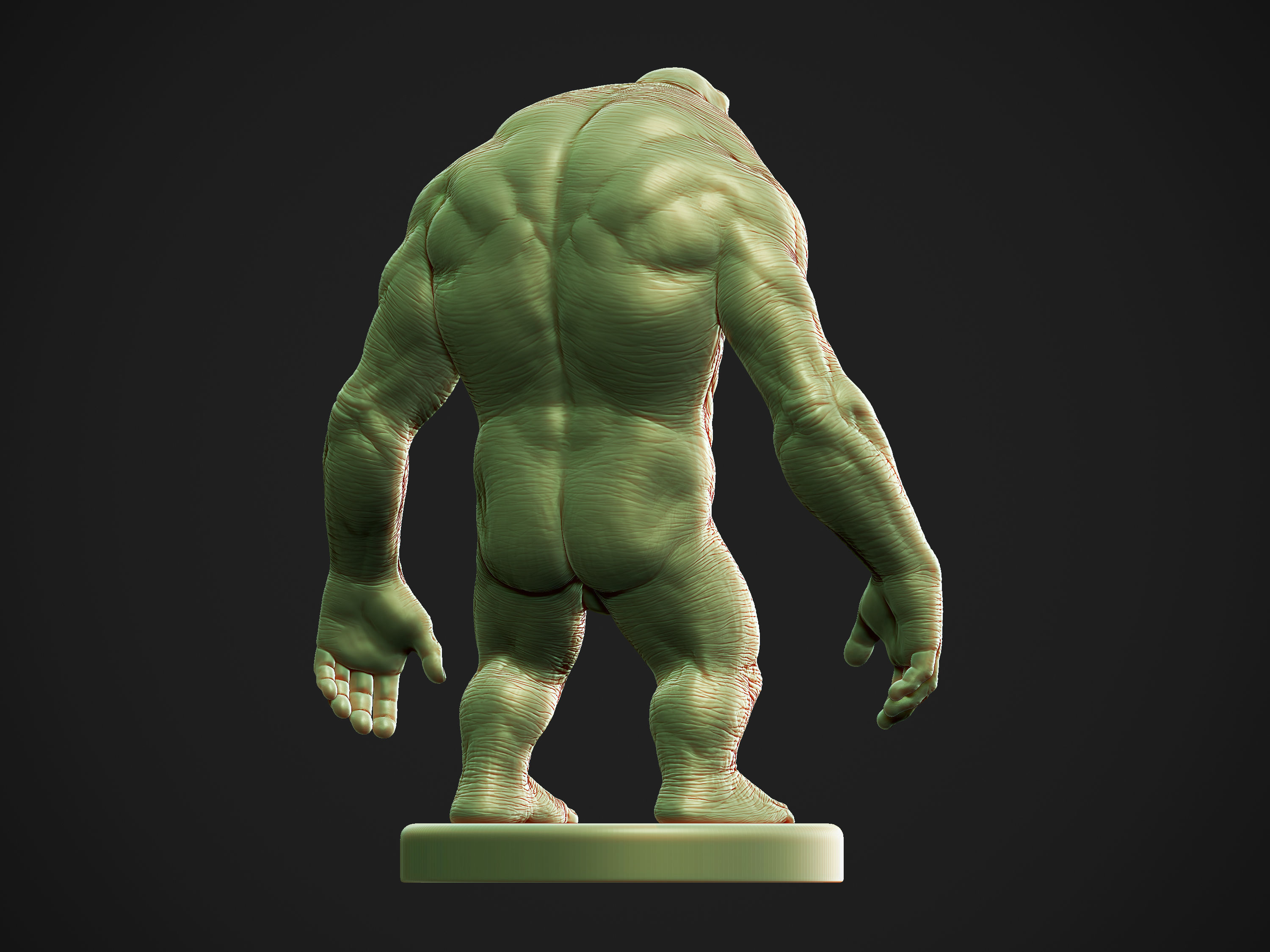 Yeti Creature 3D model 3D printable | CGTrader