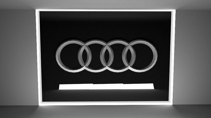 3D model AUDI LOGO VR / AR / low-poly | CGTrader