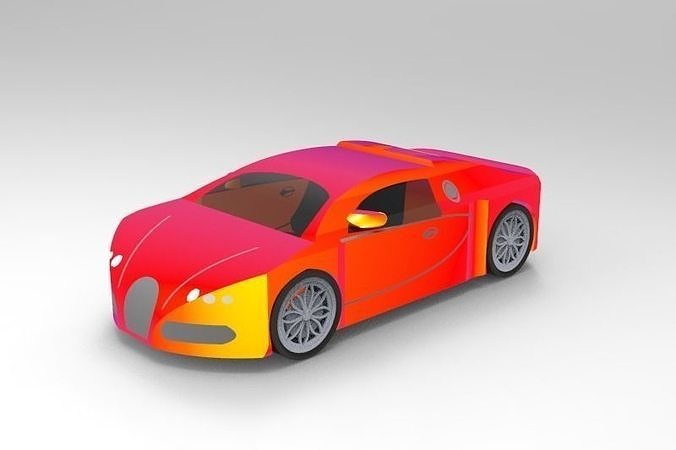 Bugatti Veyron 3D model animated | CGTrader