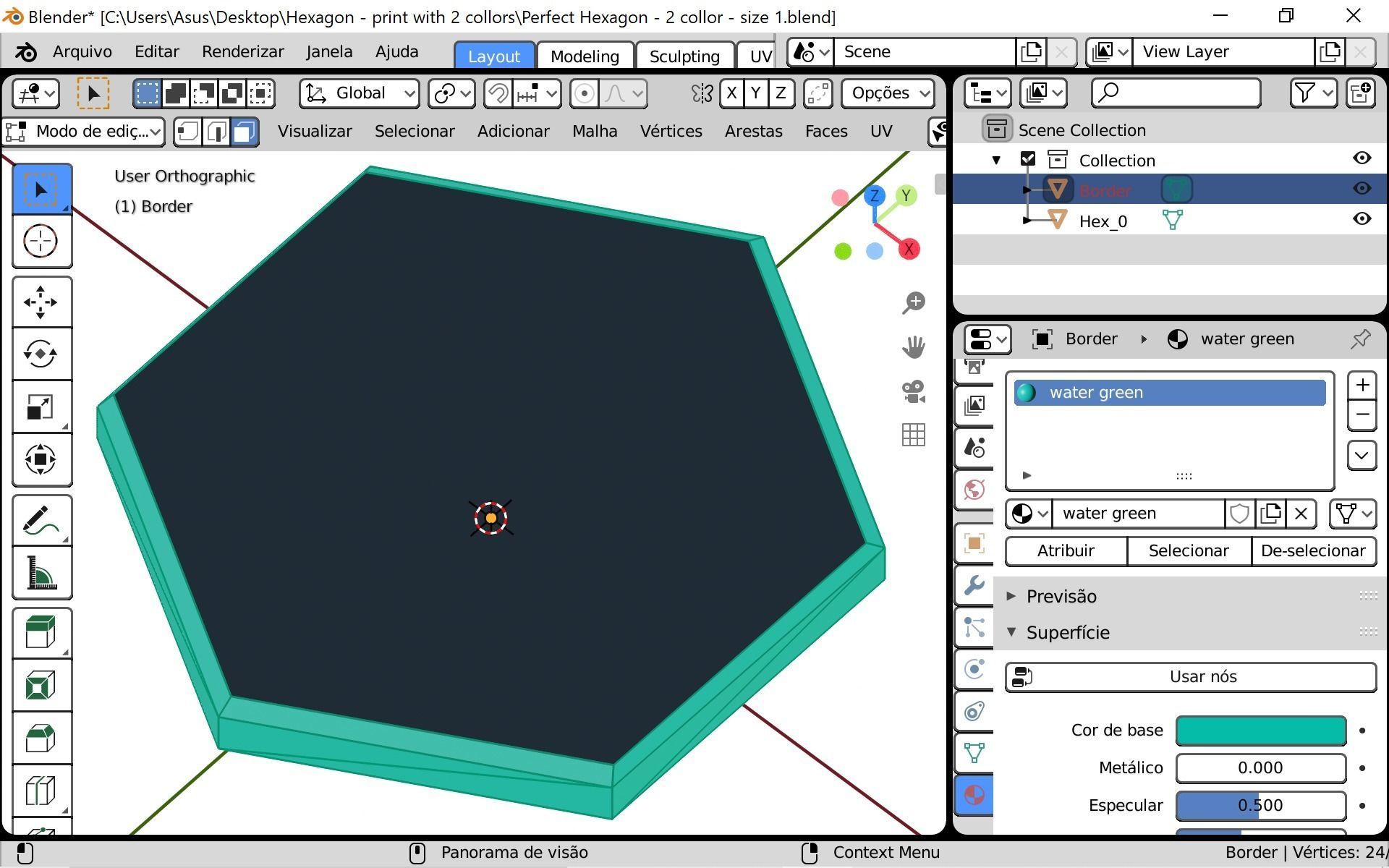 Perfect Hexagon Memory Game for Kids free VR / AR / low-poly 3D model ...