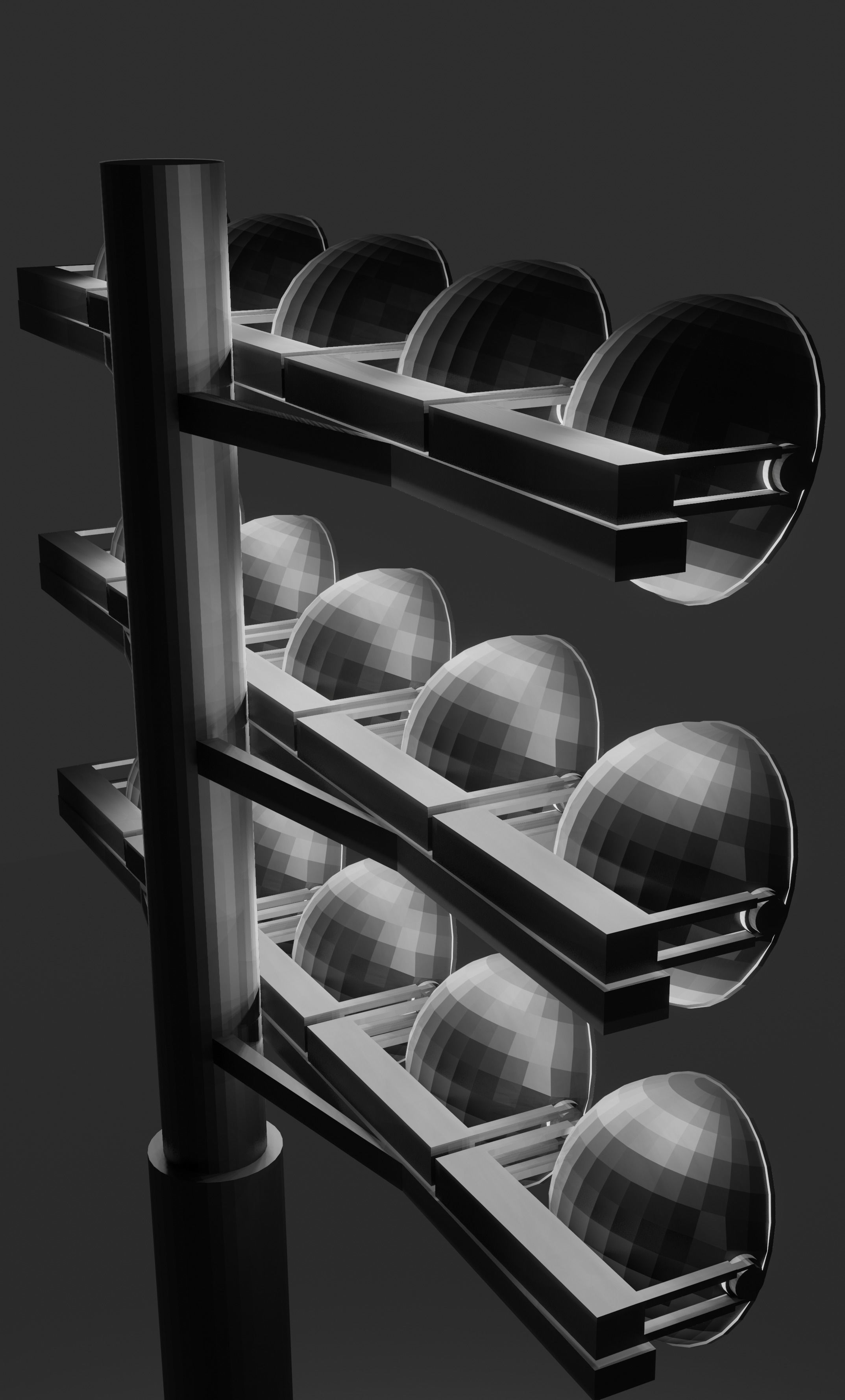 stadium lights free 3D model | CGTrader
