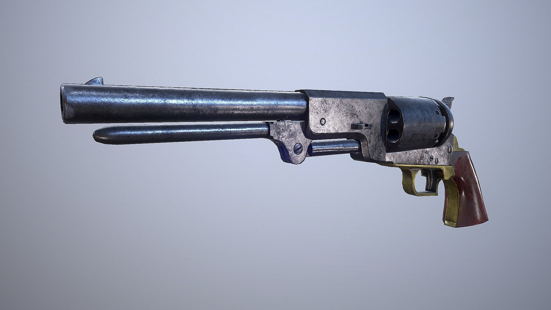 3D model Colt Walker VR / AR / low-poly | CGTrader