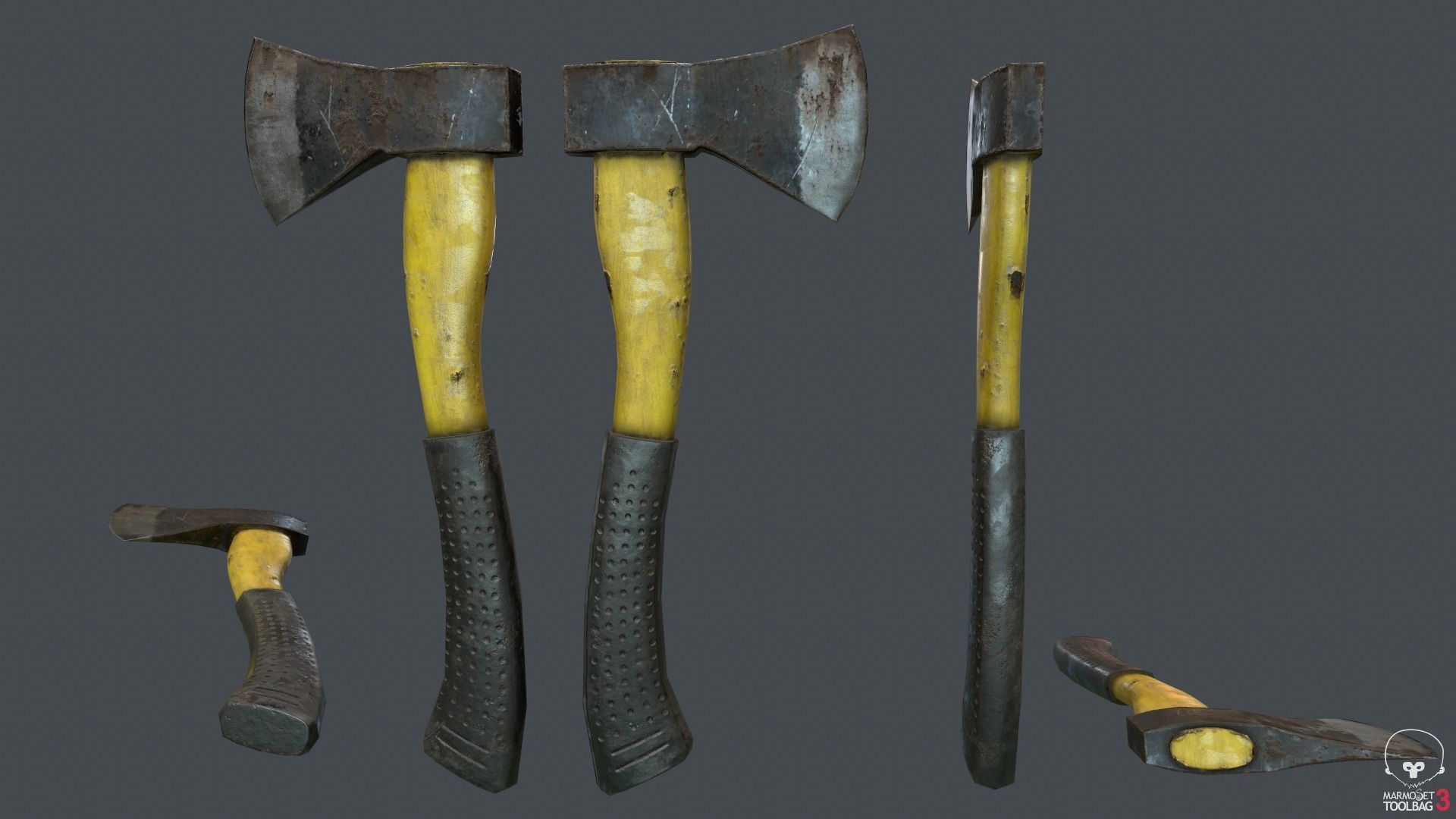 3D model Low poly axe VR / AR / low-poly | CGTrader