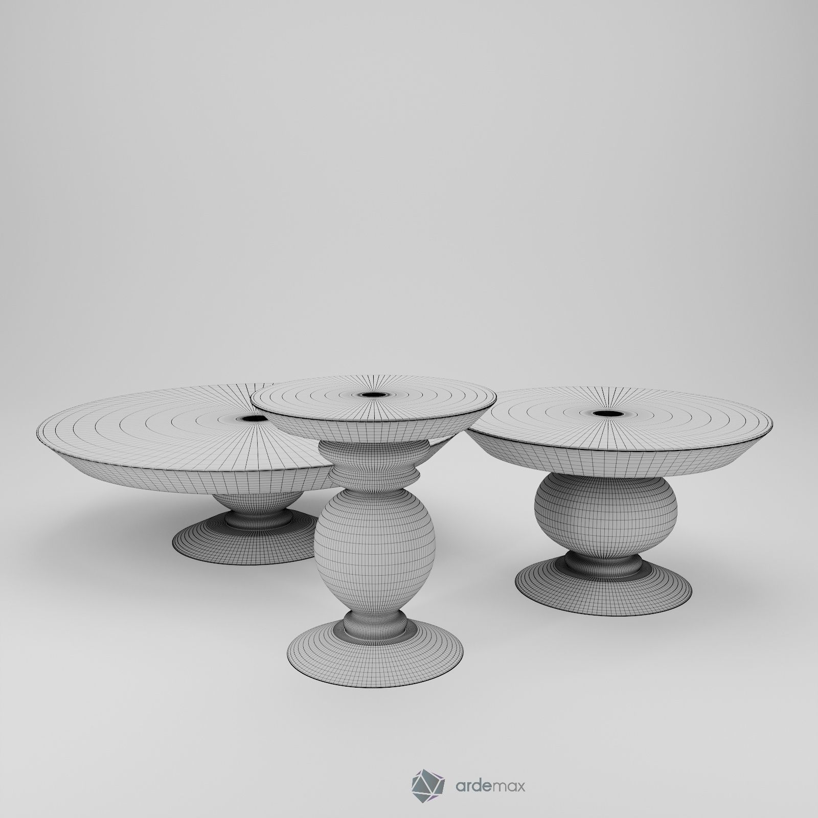 Modern tables 3D model | CGTrader