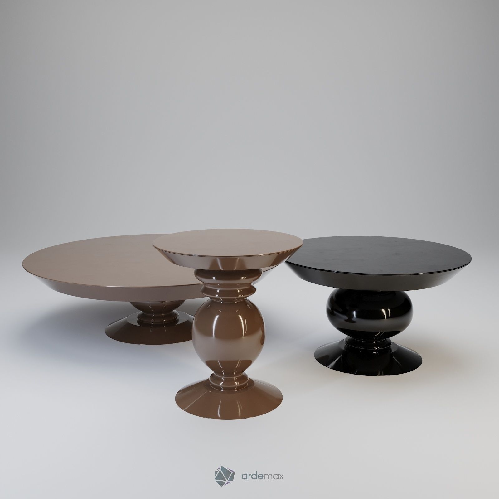 Modern tables 3D model | CGTrader